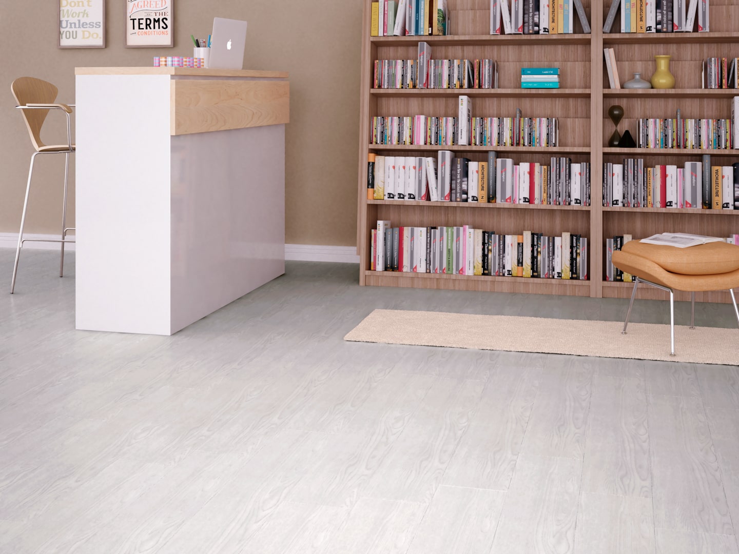 Linha Bravo | Piso vinílico para ambiente comercial intenso